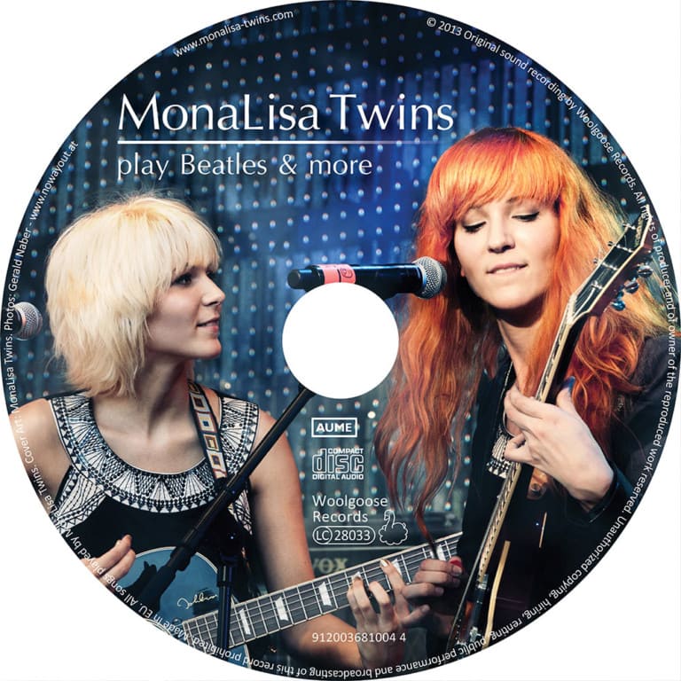 MonaLisa Twins play Beatles & more – Album CD – MonaLisa Twins